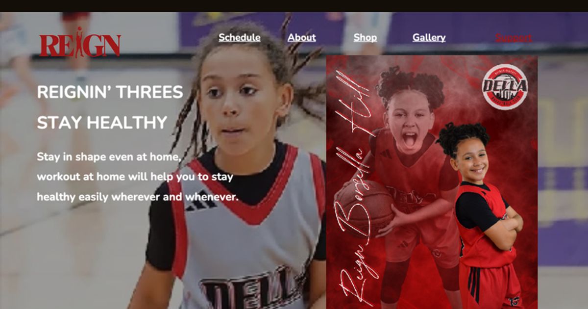 Reign Basketball (Website)